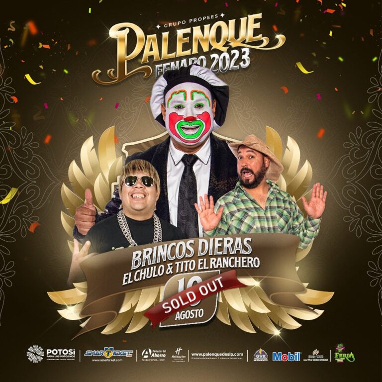 Boletos Brincos Dieras FENAPO 2023 - FENAPO 2025