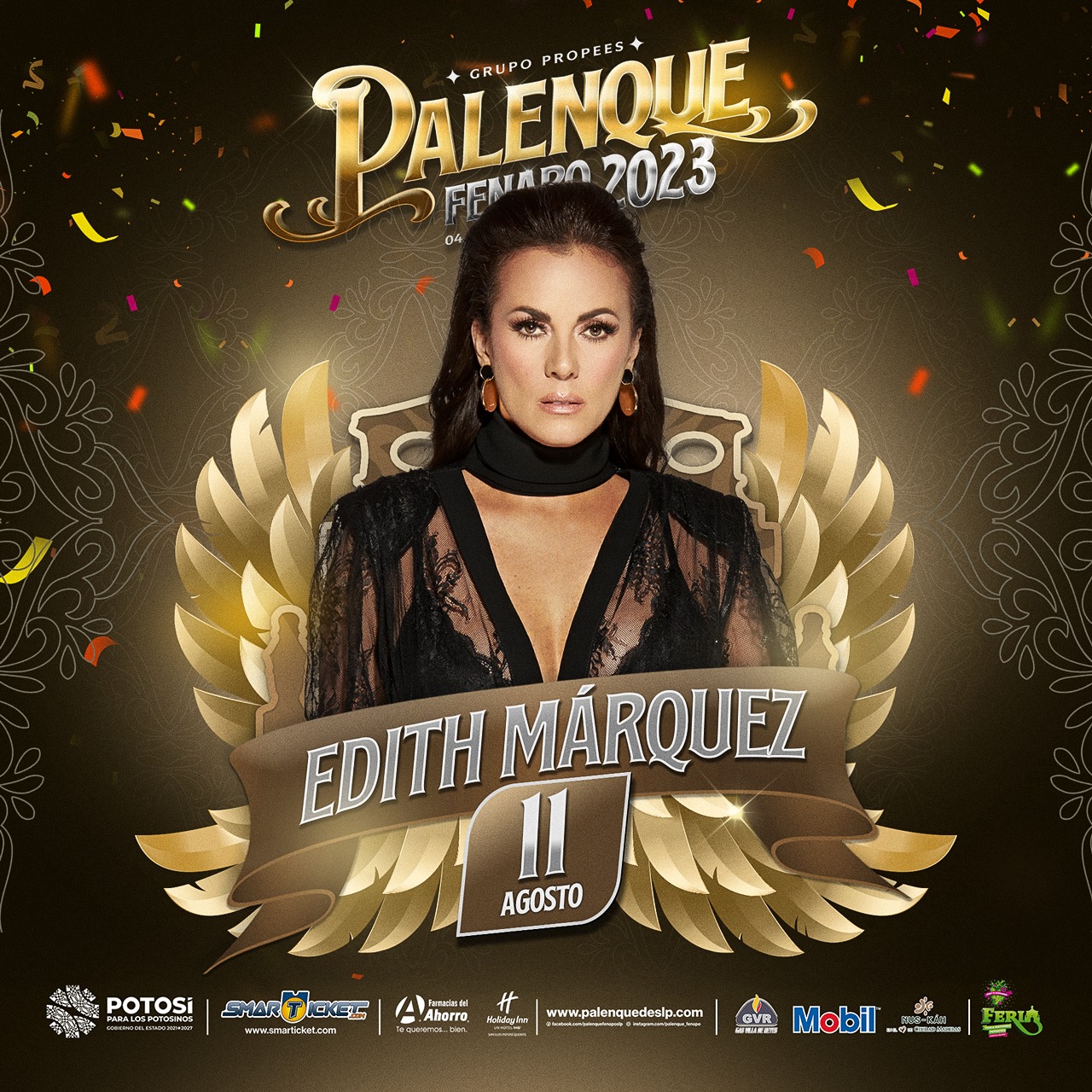 Boletos Edith Márquez FENAPO 2023 - FENAPO 2025